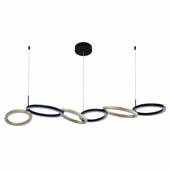 Подвесной светильник Indigo Anello 14034/C/6P Black