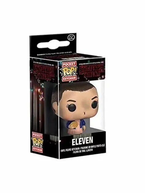 Коллекционный брелок-фигурка Funko Pop: Очень странные дела (Stranger Things), виниловая мини-фигурка Дастин , аксессуар на ключи и рюкзак