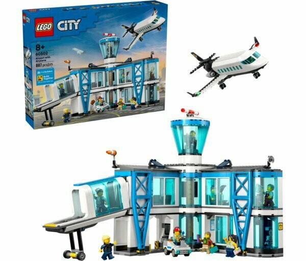 Конструктор LEGO City 60502 Аэропорт с самолетом (Lego 60502)