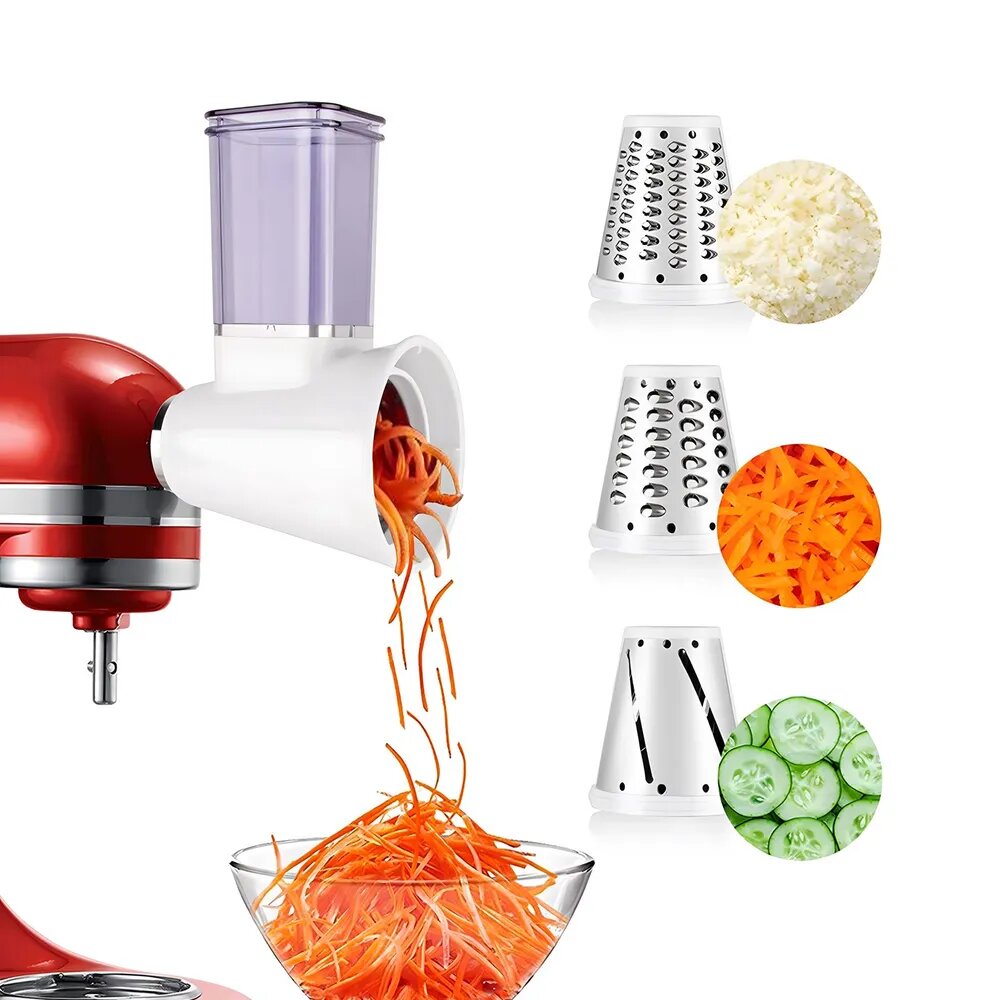Насадки для Слайсера / Измельчителя для Миксеров KitchenAid, Слайсеров Для Пищевых Продуктов, Терки Для Сыра