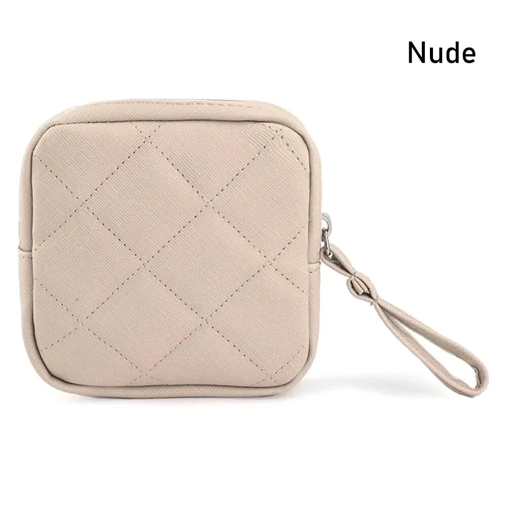 Бежевая сумка для прокладок PERNEAKY, nude