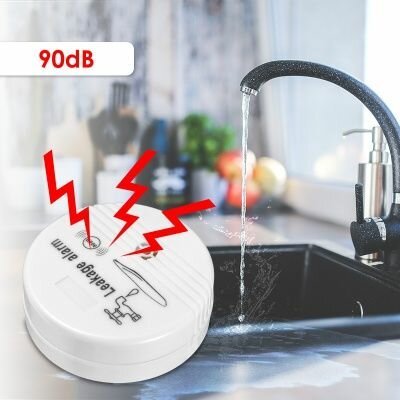 Датчик протечки воды беспроводной (сирена)