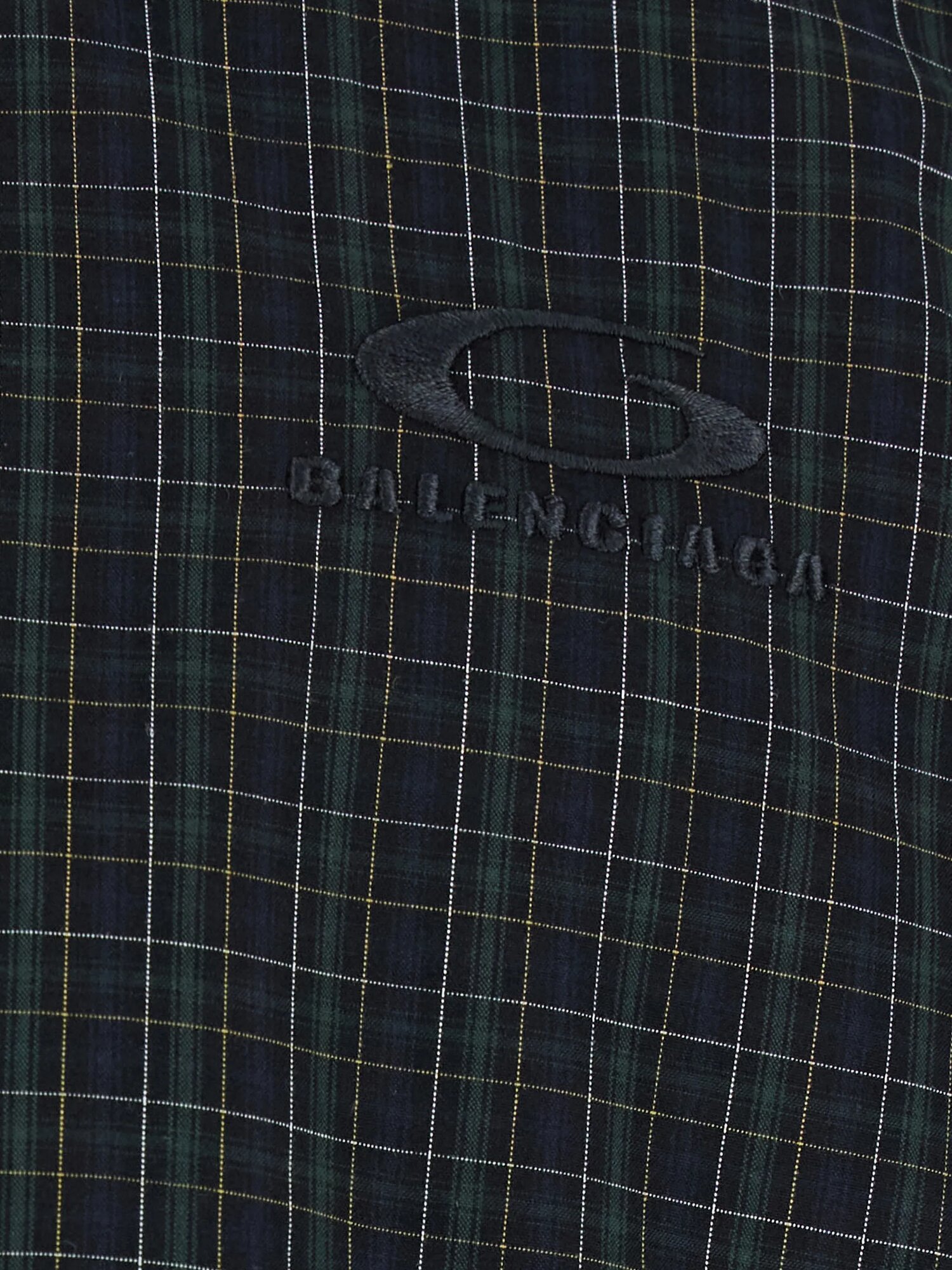 Куртка BALENCIAGA Tartan embroidered jacket, размер 48 — фото 1