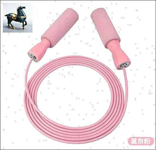 Скакалка без шнура, Коричневый, красный