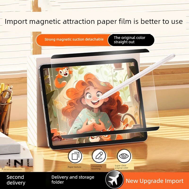 Магнитная пленка для iPad, имитирующая бумагу, для планшета Pro11, пленка для рисования с эффектом бумаги, 10.9,