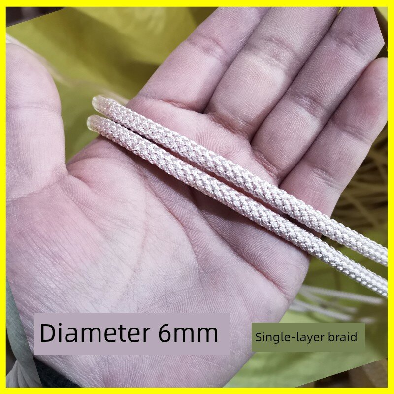 Нейлоновый 6 мм одинарный виток 10 м страховочный канат для минимальных работ, легкое снаряжение для альпинизма на