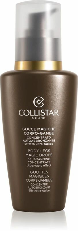 Collistar Концентрат для автозагара для тела и ног Magic Drops Body-Legs Self-Tanning Concentrate 125 мл