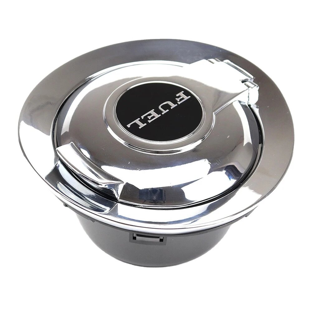 Крышка лючка бензобака 68250120AA для Dodge Challenger 2008-2019, металлическая крышка топливного бака, крышка газового бака, металлическая