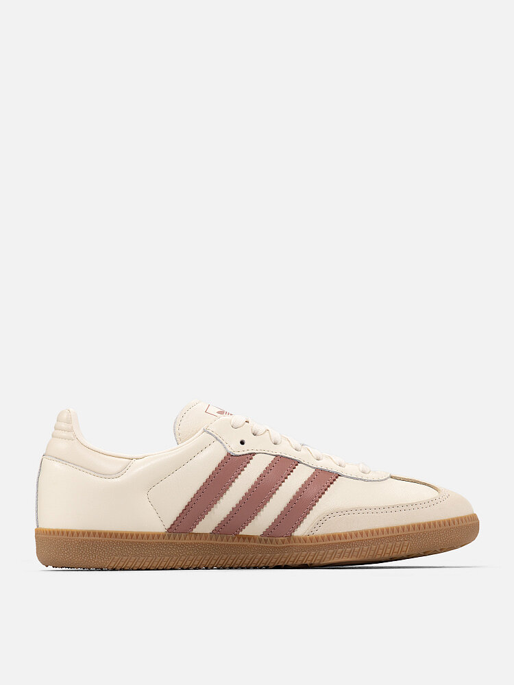 Кроссовки adidas Samba OG, полнота 6 (RU)/ на среднюю стопу, размер 36, кремовый — фото 1
