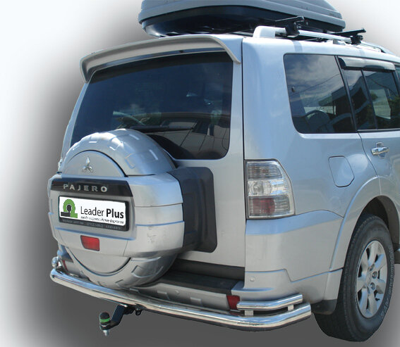 Фаркоп(прицепное) Лидер-Плюс для MITSUBISHI PAJERO 3,4 2000- (паспорт и сертификат в комплекте)(без электрики)M114-AE