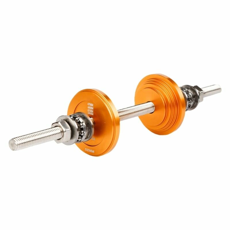 (1 шт.) Каретка велосипеда, запрессовываемая золотая