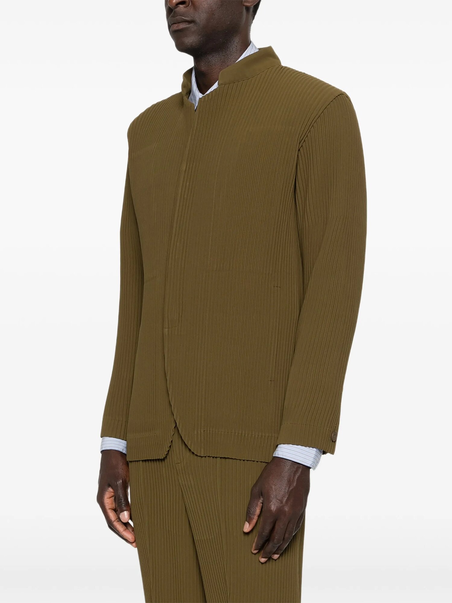 Пиджак HOMME PLISSE ISSEY MIYAKE Tuxedo, размер 48, green — фото 1