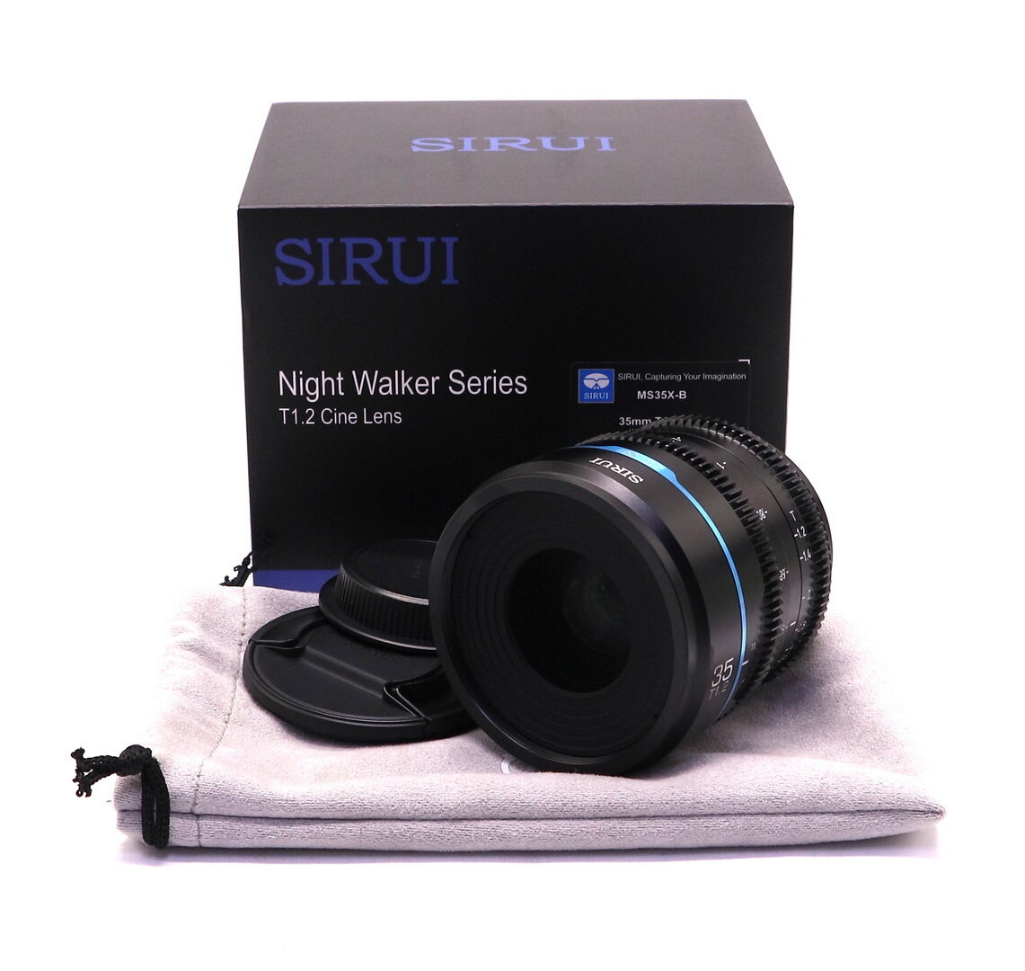 Sirui Nightwalker 35mm T1.2 S35 в упаковке