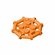 GOBRICKS 75937, 10 шт, модифицированные пластиковые блоки 2x2 Оранжевый, 021