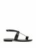 Босоножки DONNARI Buckle-fastening sandals, размер 39, черный