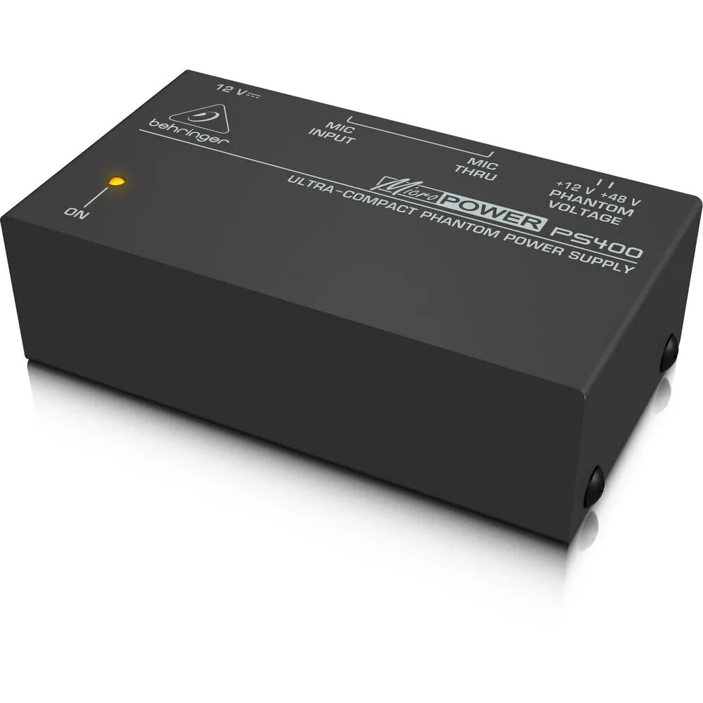 Аксессуар для микрофона Behringer PS400 внешний источник фантомного питания черный белый