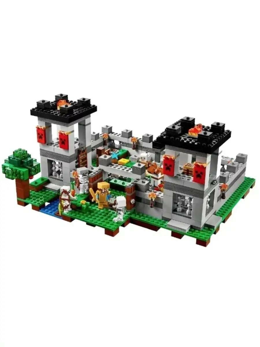 Конструктор Крепость Стива, дом, башня майнкрафт, для детей от 6 лет