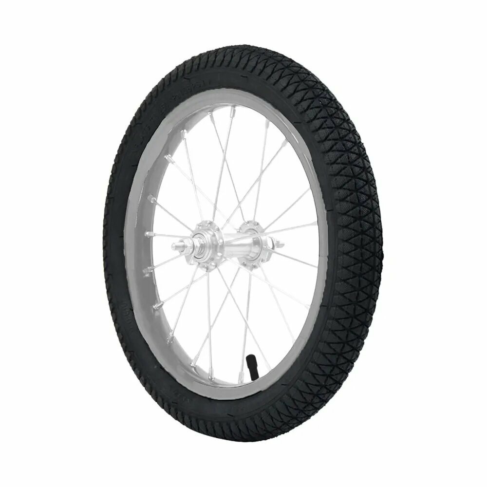 Колесо для детского велосипеда 12 дюймов, алюминиевый обод, с шиной, готовое к установке