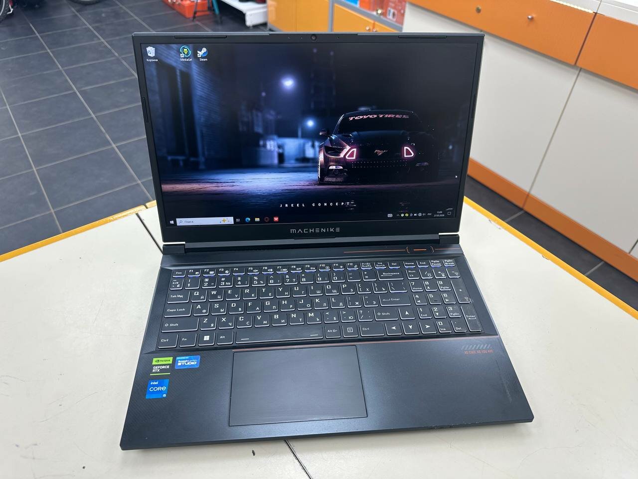 Ноутбук Machenike S15; Core I5-12450H, GeForce RTX 3050, 16 Гб, SSD 512 GB