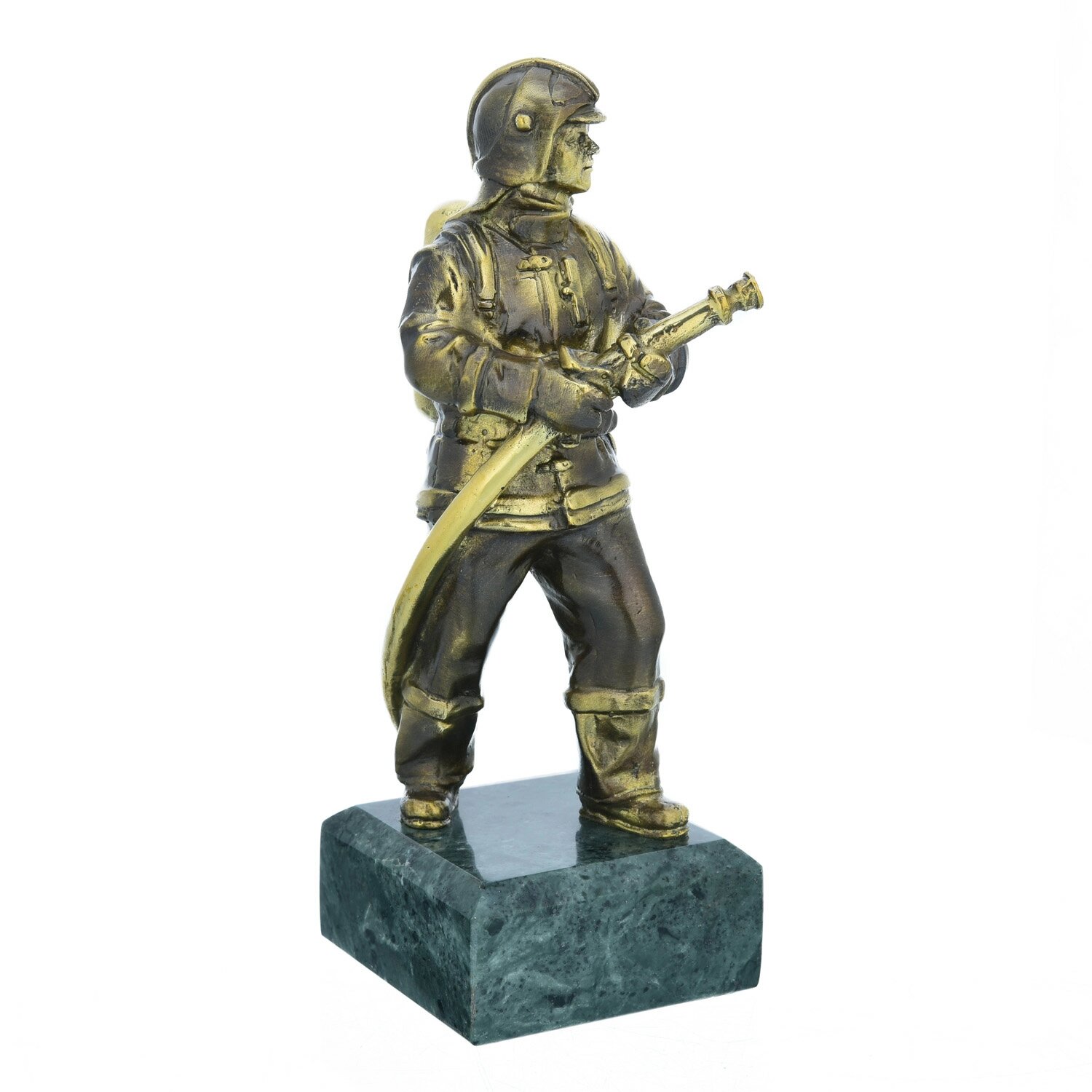 139334 Бронза Скульптура "Пожарный"