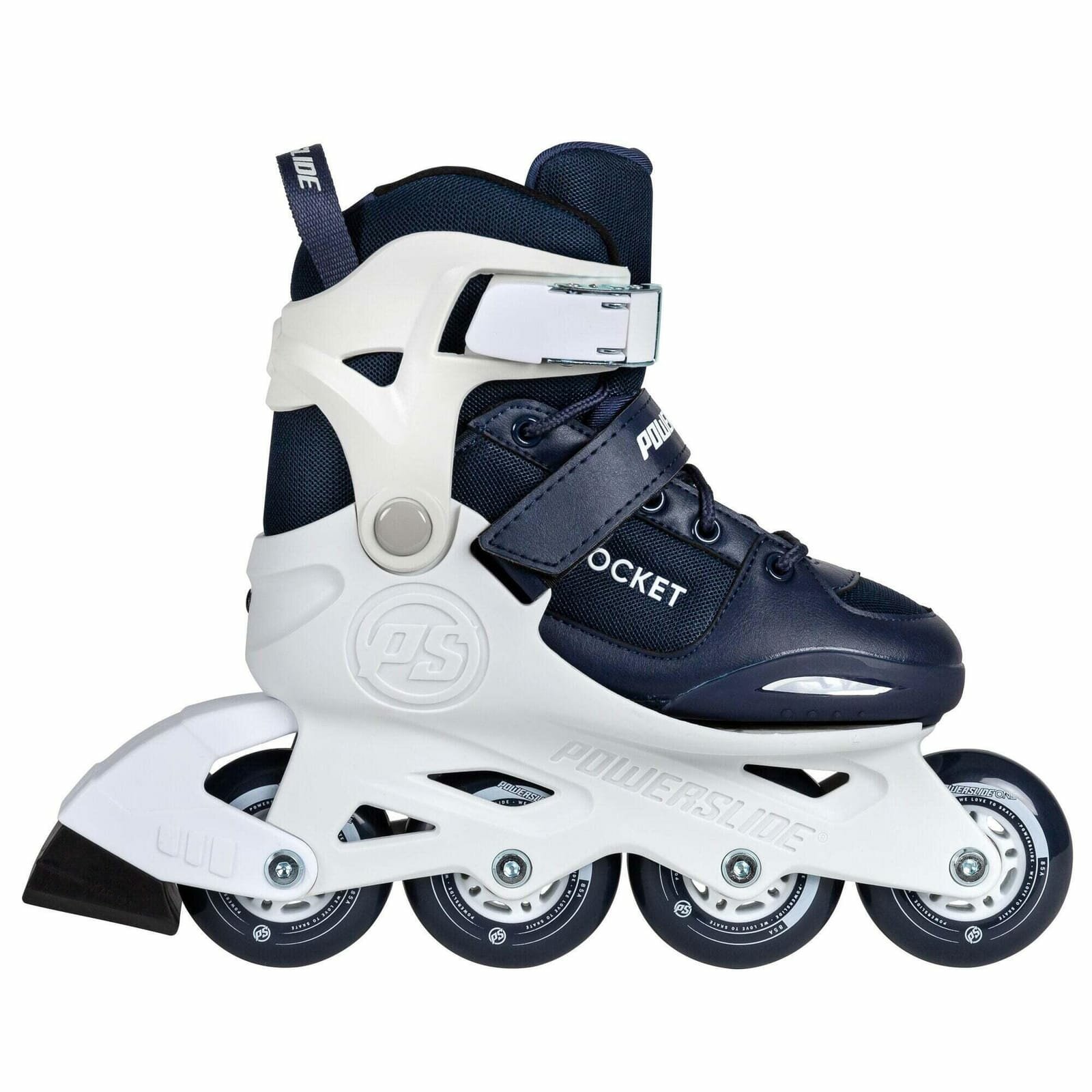 DECATHLON ролики Powerslide Rocket Blue, для фрискейта, детские, регулируемые, синий, размер 29/32