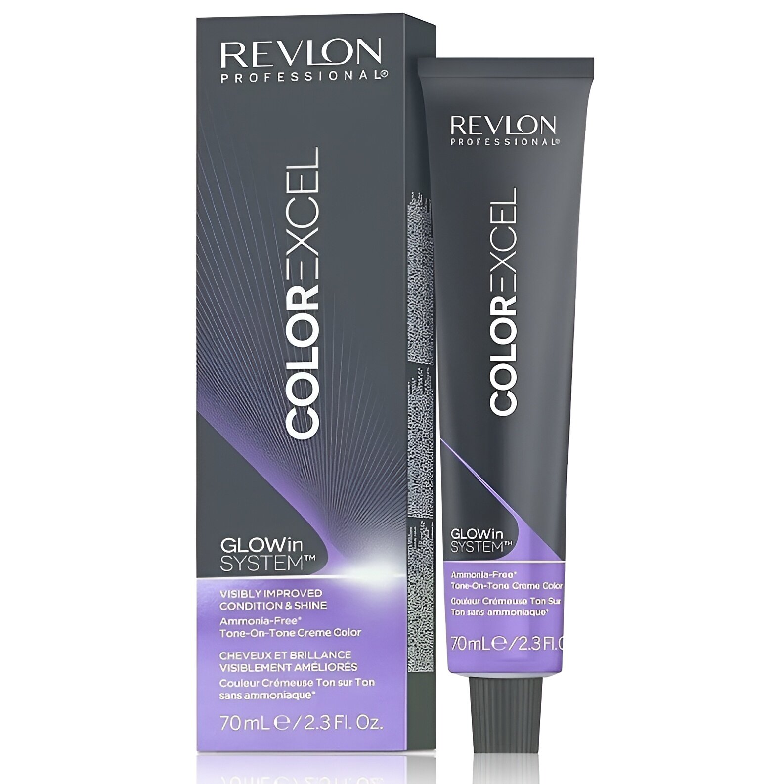 Краска для волос Revlon "Color Excel", без аммиака, 70мл, серебристый