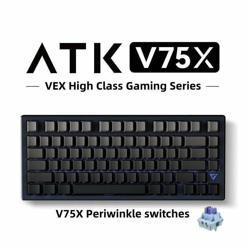VXE ATK V75X/V75K Беспроводная Тройной режим Возможность горячей замены всех клавиш RGB-подсветка Механическая клавиатура