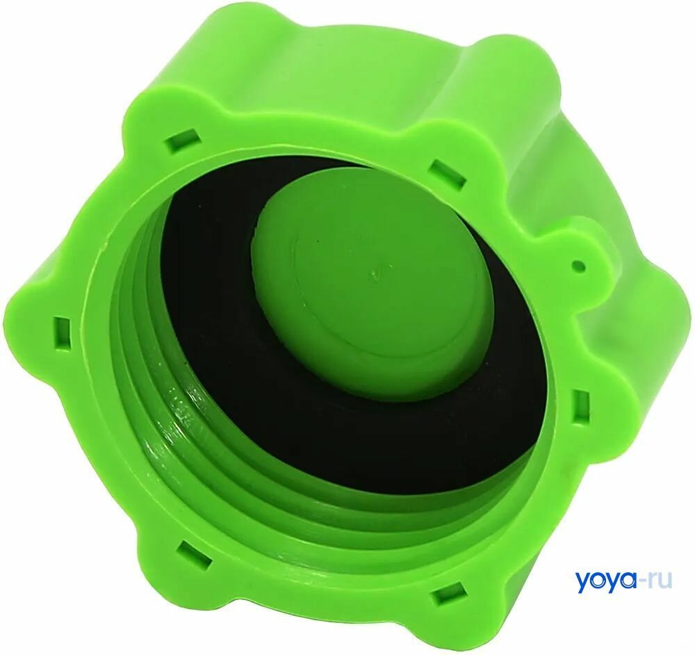 Запасная крышка для алюминиевых канистр МТ 10 л и 20 л, винтовая d=48 мм, уплотнитель маслобензостойкая резина