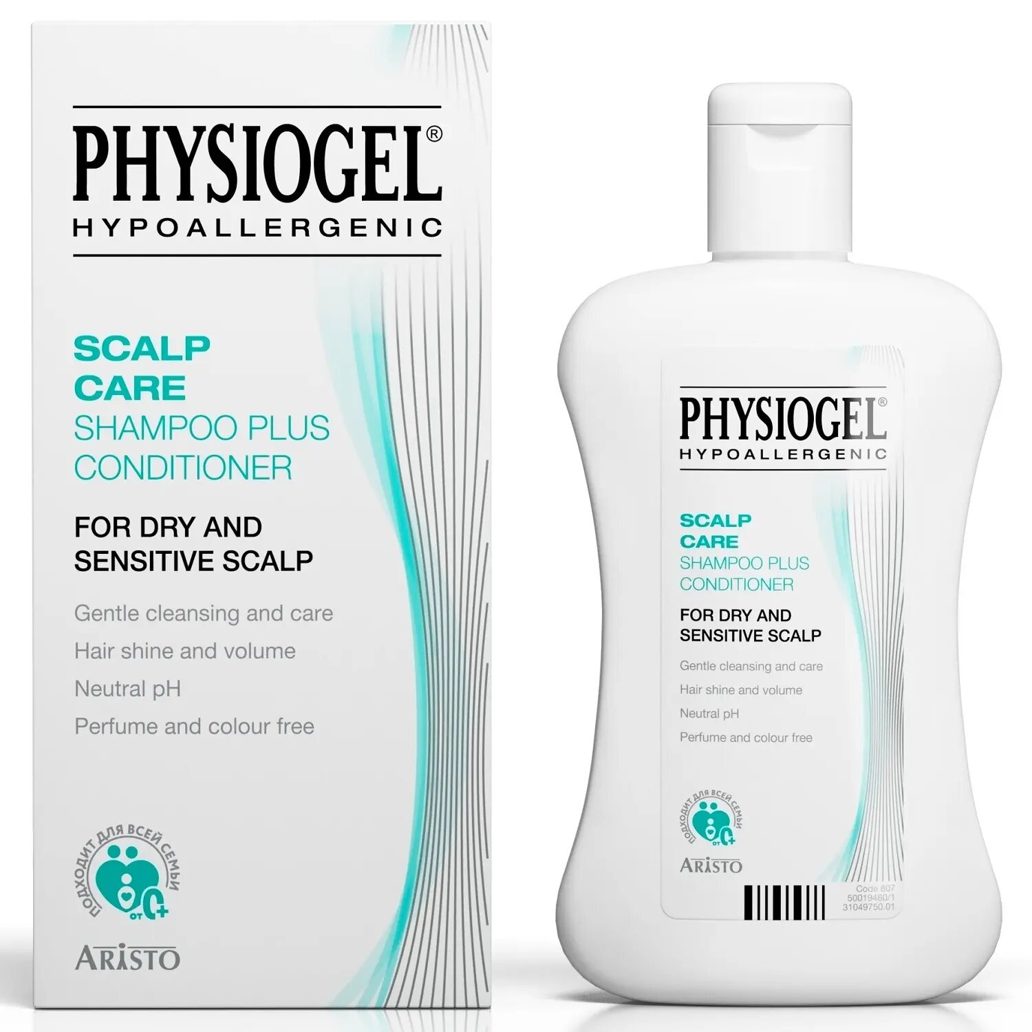 Шампунь-кондиционер Physiogel Scalp Care, для сухой и чувст. кожи головы, 250мл