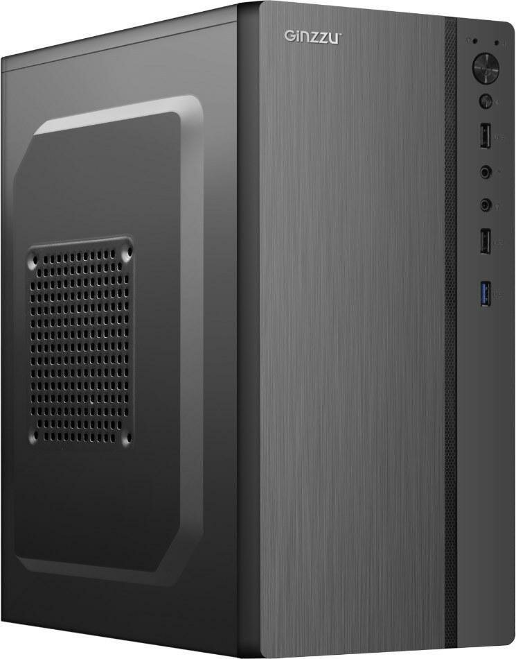 Корпус mATX Ginzzu B200 Без БП чёрный
