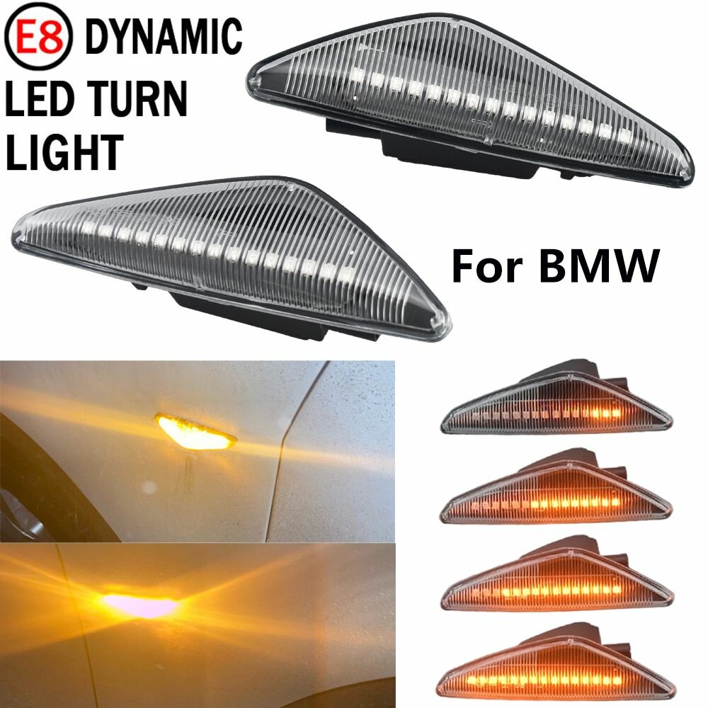 Динамические светодиодные поворотники для BMW X3 F25 2011-2017, X5 E70 2007-2013 и X6 E71/E72 2008-2014 (не для X5M/X6M)
