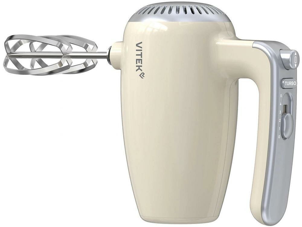 Миксер ручной Vitek VT-HM3001, 800 Вт, кремовый