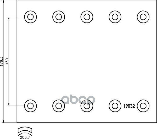 Накладки торм. STD! WVA 19032 (420x180)(93251 8x15 80)BPW, DAF, Freuhauf, Kass, SAF, MB Textar арт. 1903246