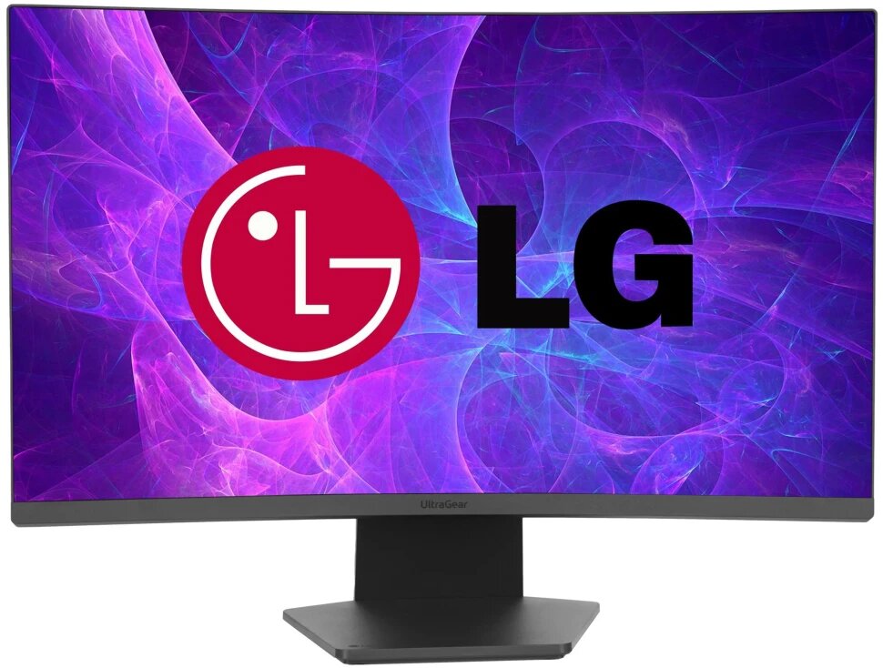 27" Монитор LG UltraGear 27GS60QC-B, 2560x1440, 180 Гц, VA, 3000:1, 300 Кд/м², 1000R, черный