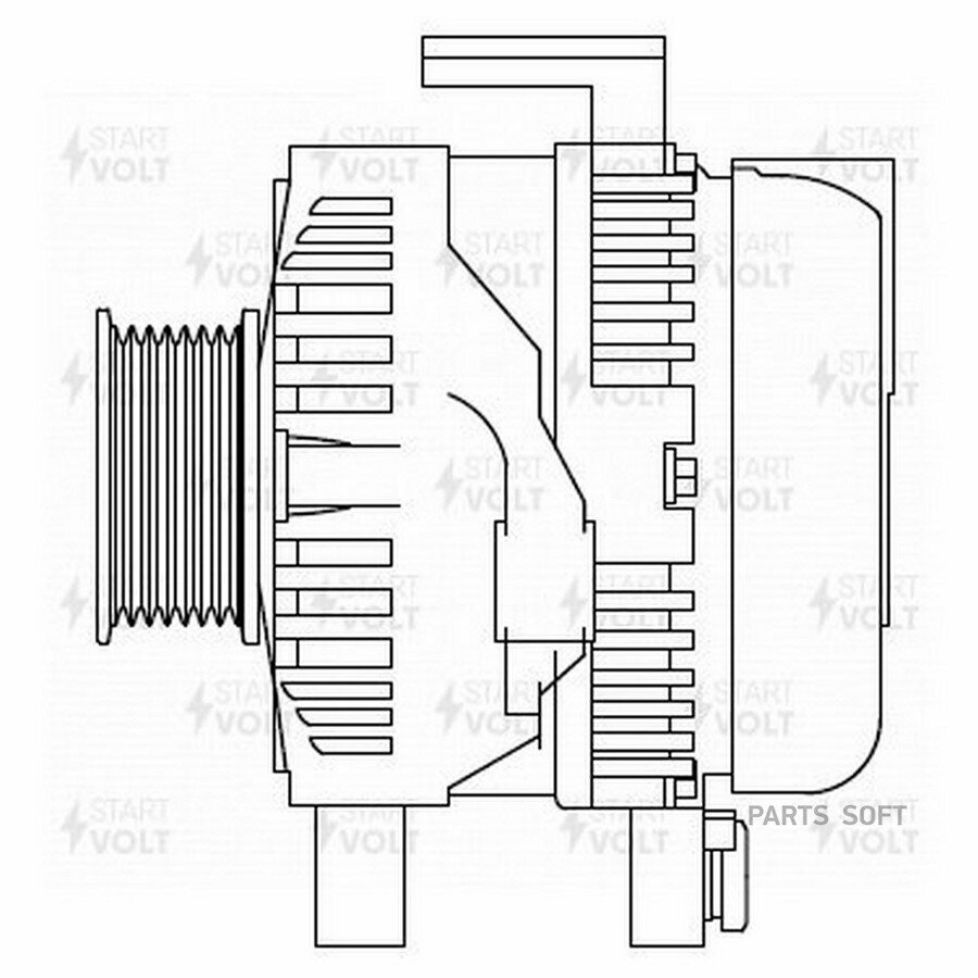 STARTVOLT LG-1919 Генератор для а/м Toyota Camry V50 (11-) 2.0i 100A (LG 1919) ()