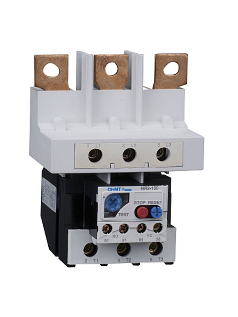 Тепловое реле чинт (CHINT) NR2-150 110А-150А (R) 690В IP20 серый 268294