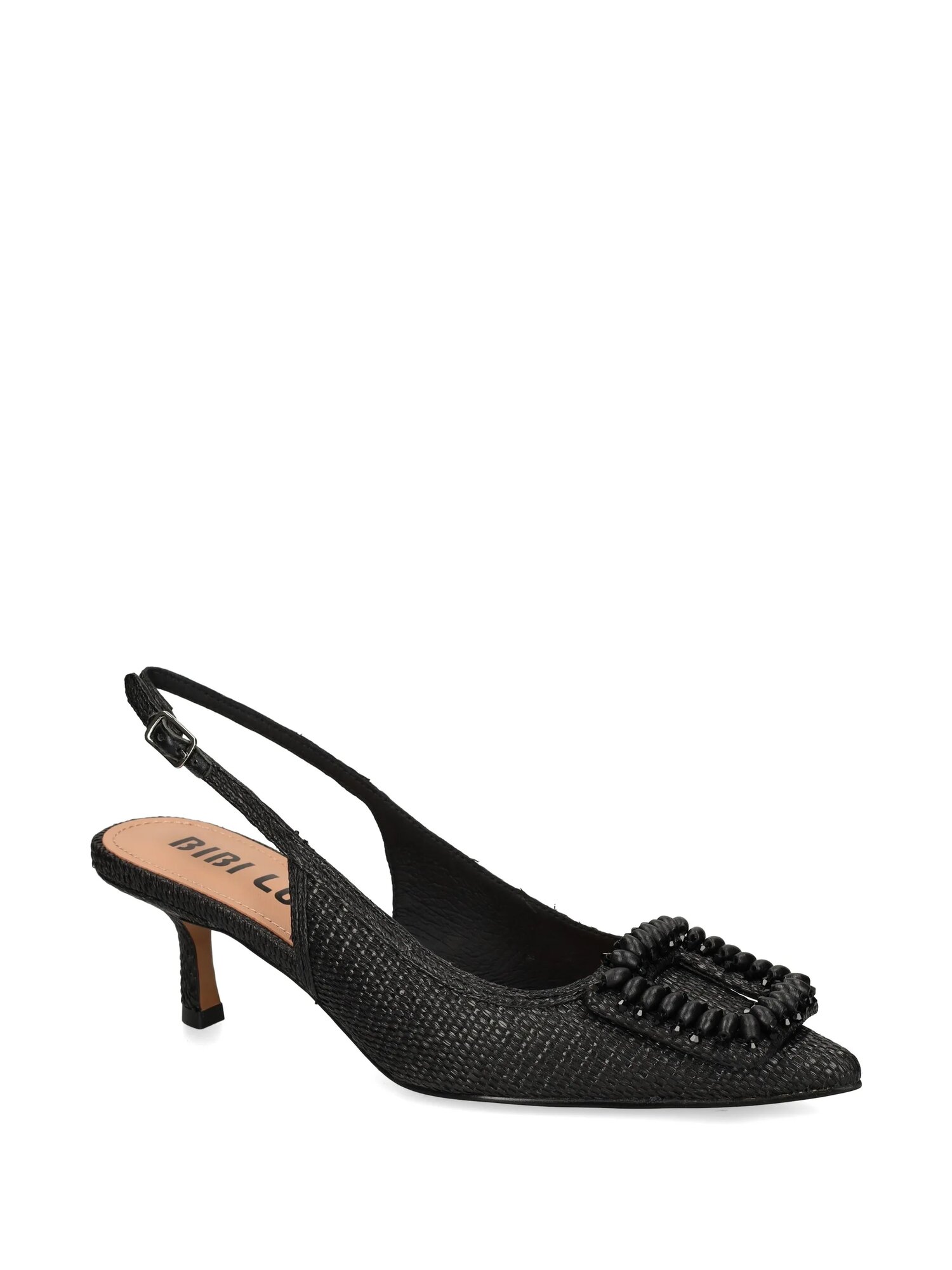 Туфли Bibi Lou Beaded buckle pumps, размер 37, black/black — фото 1