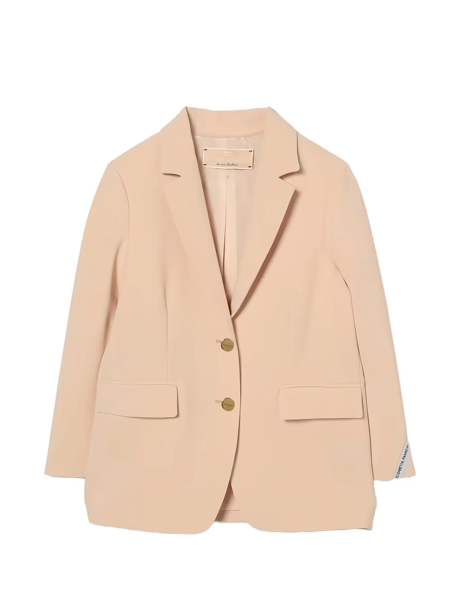 Пиджак Elisabetta Franchi Single-breasted blazer, размер 12 лет, разноцветный