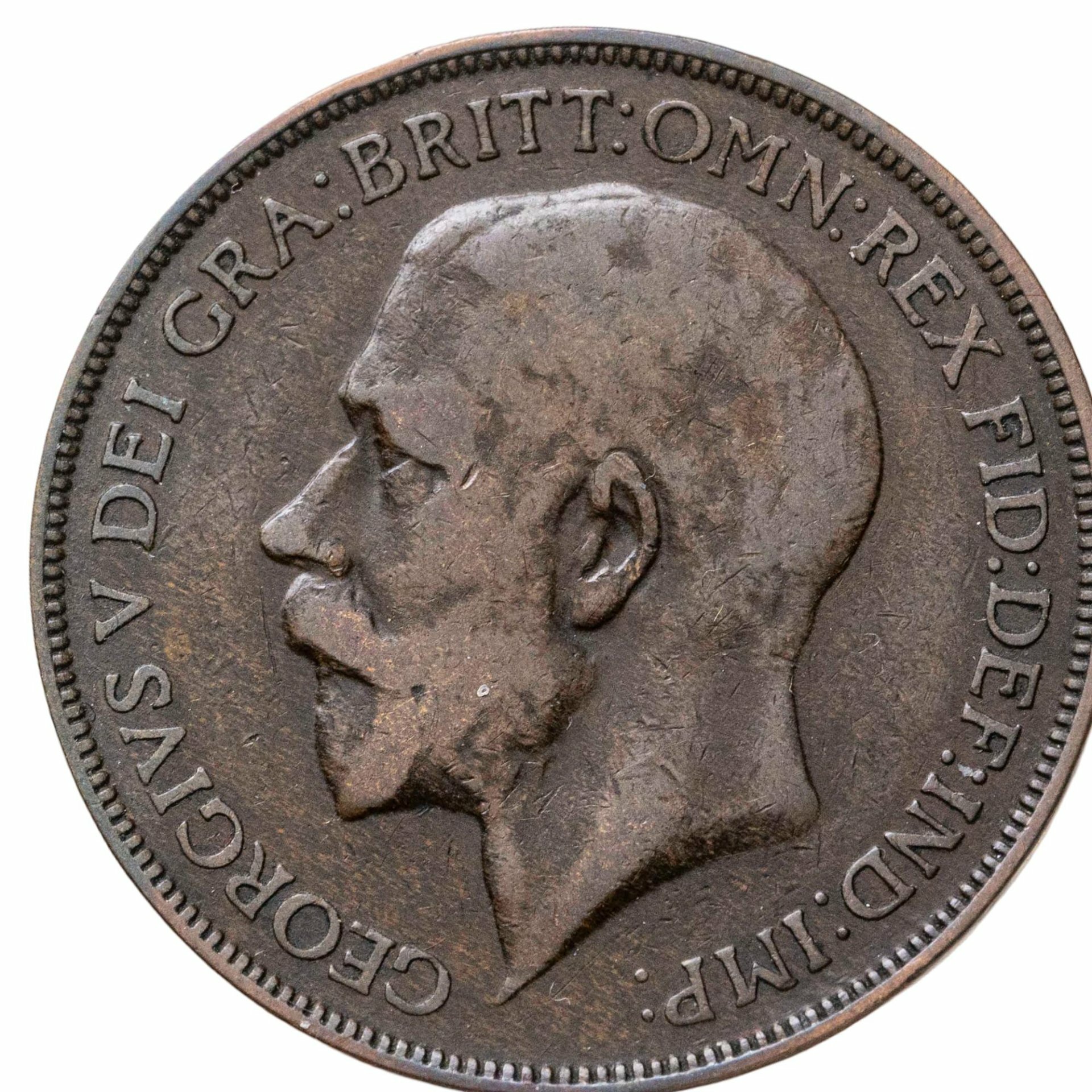 Великобритания 1 пенни penny 1926, Бронза, в сохранности VF