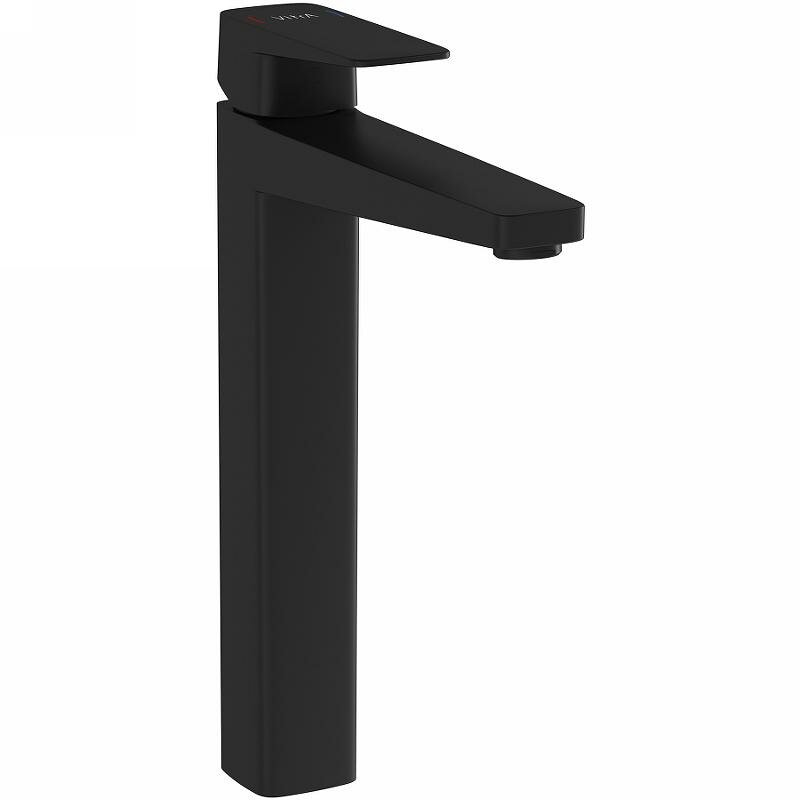 Смеситель для раковины Vitra Root Square A4273336EXP черный матовый, рычажное управление, латунь