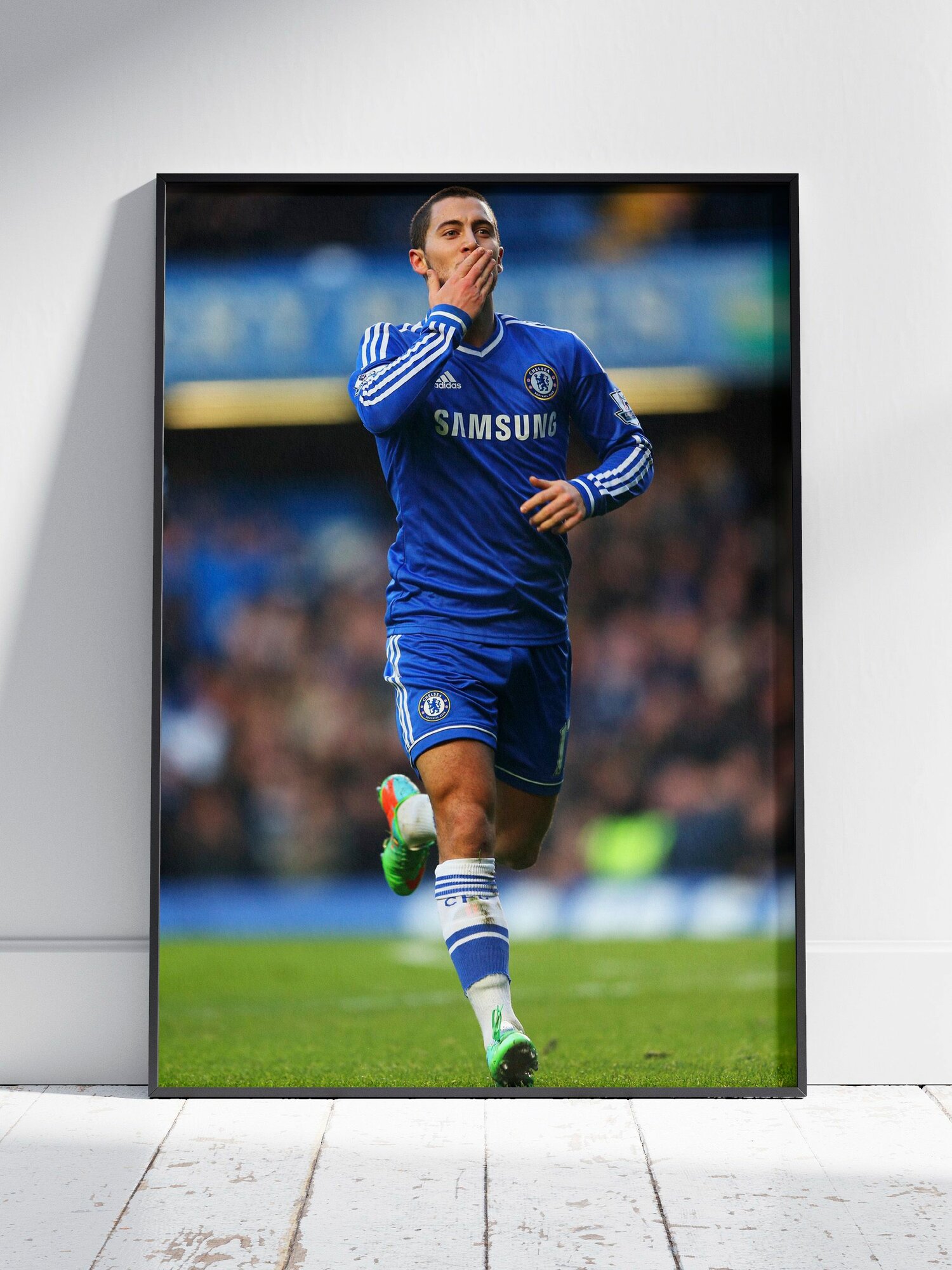 Плакат на стену для интерьера Реал Мадрид (Эден Азар - Eden Hazard 1) - Постер по спорту и физической активности формата A4 (21x30 см)