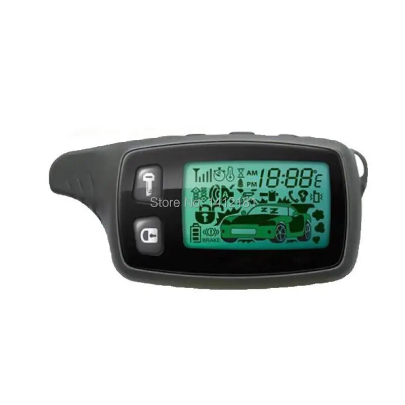 TW 9010 TW9010 ЖК-брелок с дистанционным управлением для России, двусторонняя автомобильная сигнализация Tomahawk TW-9010
