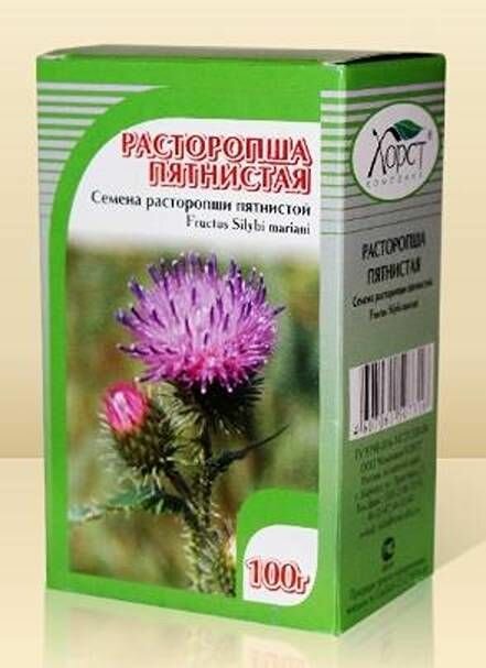 Травяной сбор Хорст расторопша пятнистая, семена, 100 г