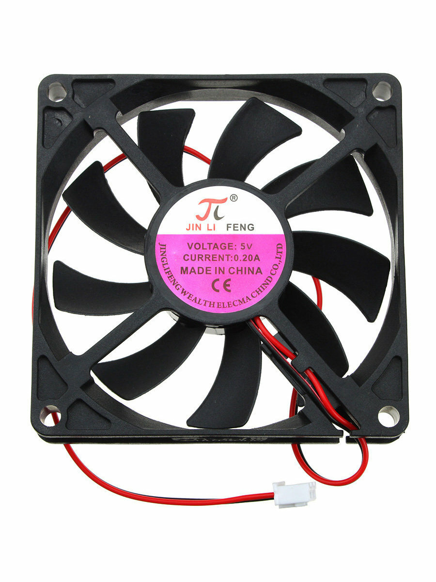Кулер 80*80*15 5V 0,2А 2PIN провод 25см вентилятор охлаждения