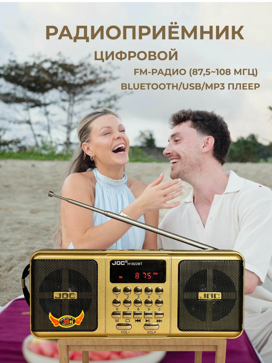 Цифровой радиоприёмник/Bluetooth/USB/MP3/плеер