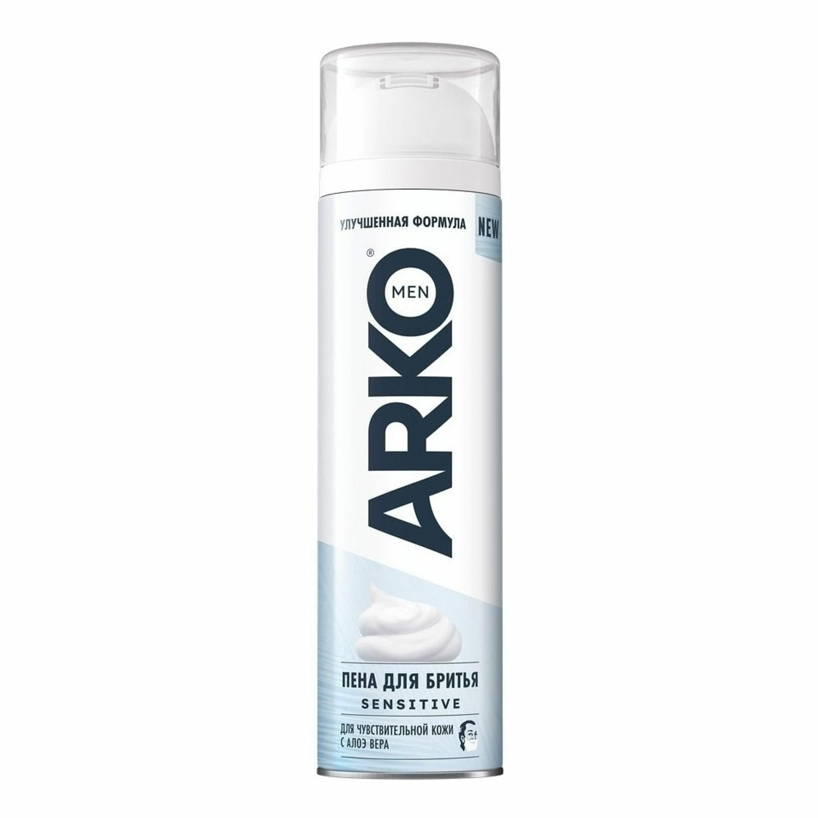 Пена для бритья Arko Men Sensitive с экстрактом алоэ мужска
