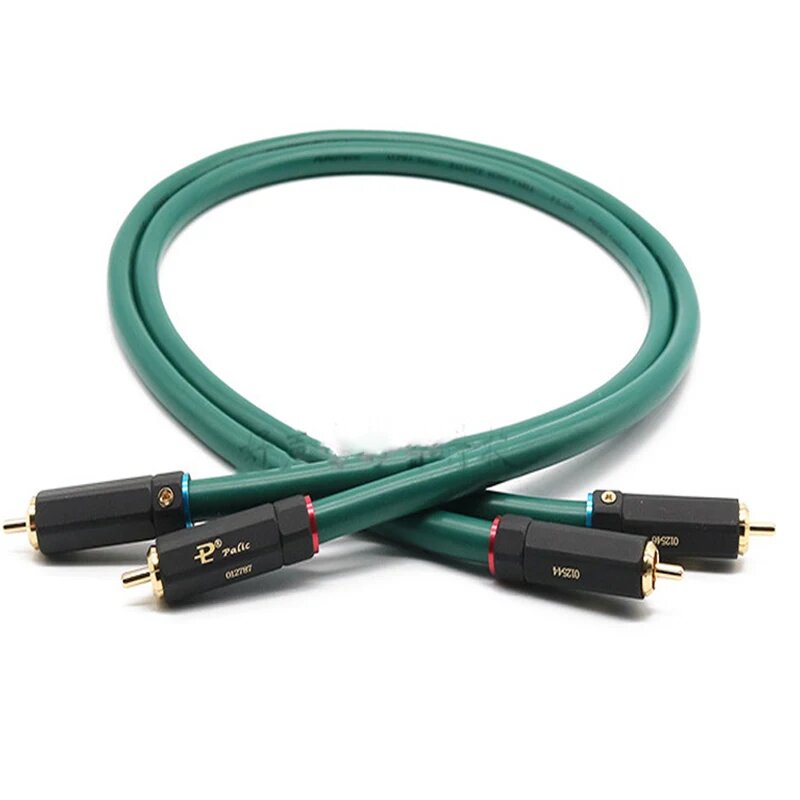 Furutech Alpha FA-220 RCA кабель, 0.75м, темно-зелёный