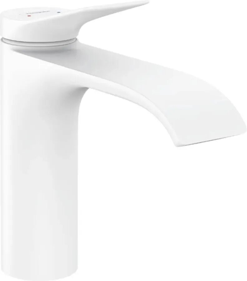 Смеситель Hansgrohe Vivenis 75022700 для раковины, однорычажный, излив 110, матовый белый