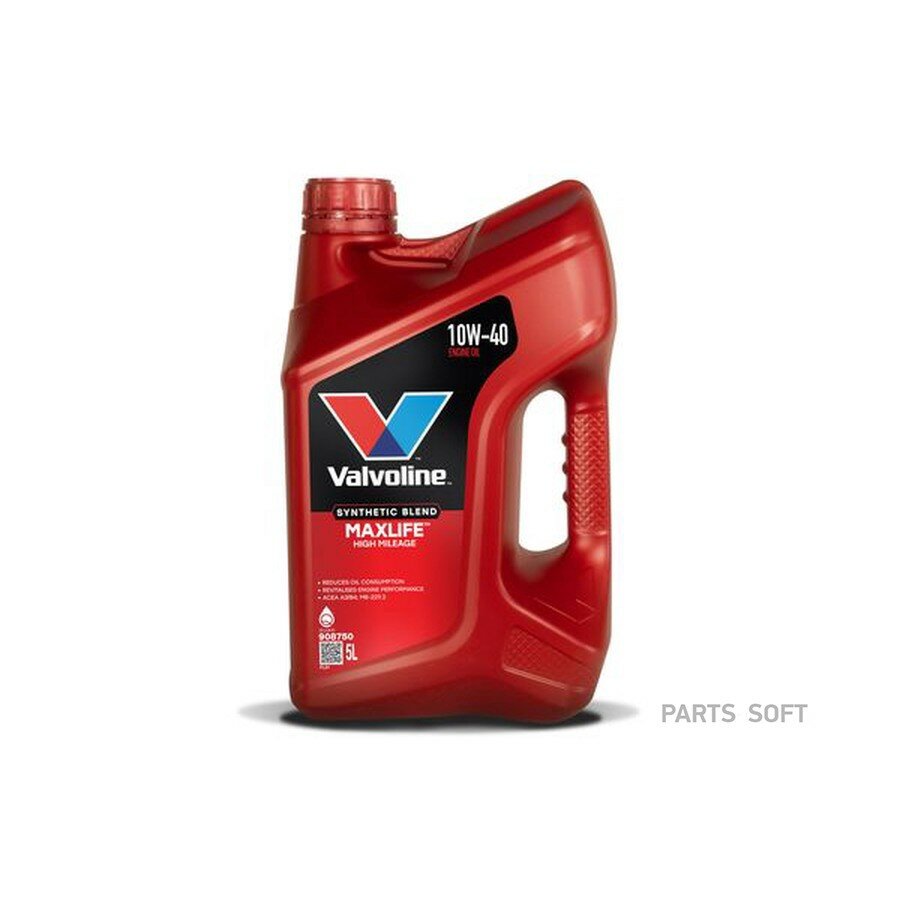 Масло моторное valvoline maxlife 10w40 nsw 5 л 908750