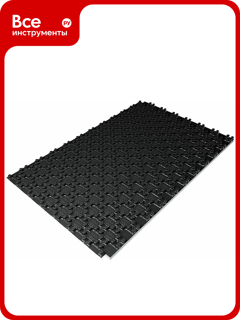 Плита Energoflex Energofloor Pipelock, 30/0,7-1,1 DES-sg, чёрный (упаковка 10 шт) EFRP300/71/1PLK